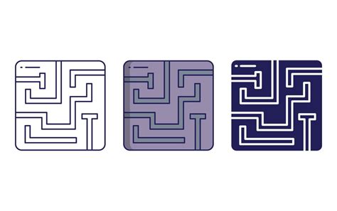 Maze Vector Icon 21478426 Vector Art At Vecteezy