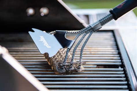 Grillaholics Bristle Free Grill Brush Finally A Safe Grill Brush