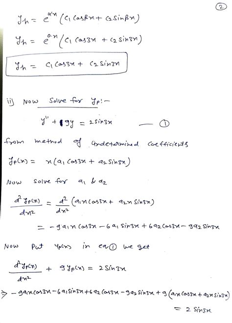 Solved Find The General Solution Course Hero