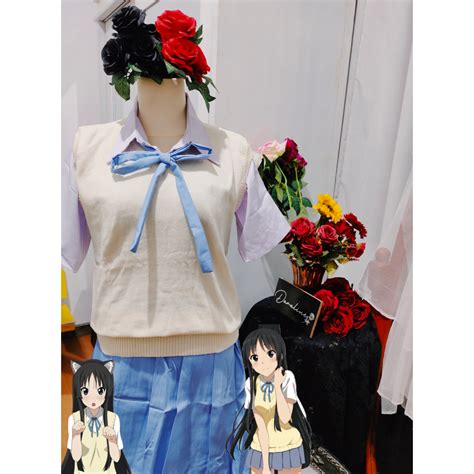 Jual Kostum Cosplay Seragam Sekolah Mio Akiyama K On Sakuragaoka High