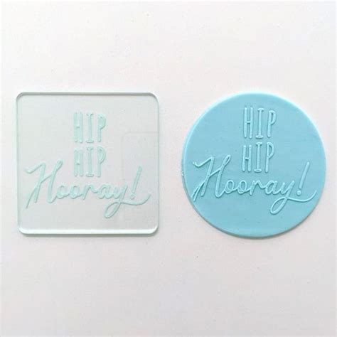 Debosser Hip Hip Hooray Embosser Kiwicakes