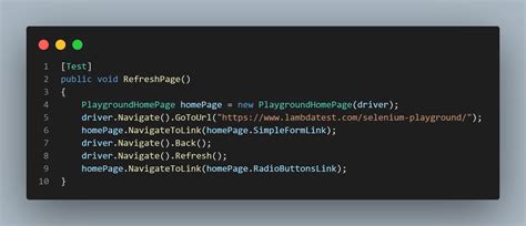How To Refresh Page Using Selenium C Complete Tutorial Lambdatest