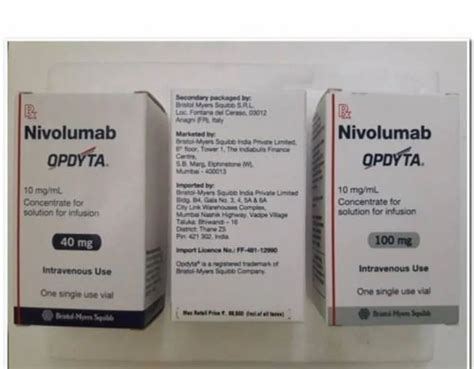 Nivolumab Opdyta 100 Mg Injection At ₹ 89500 Vial Anti Cancer
