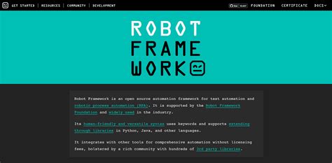 The Foundation Behind The Framework By Robot Framework Jul 2025