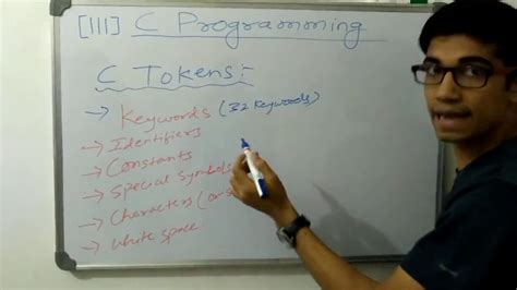 Iii C Tokens Keywords And Identifiers Zeroone Youtube