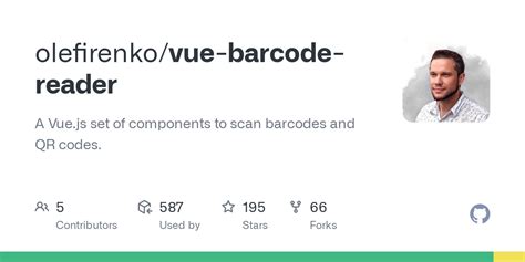 GitHub Olefirenko Vue Barcode Reader A Vue Js Set Of Components To Scan Barcodes And QR Codes