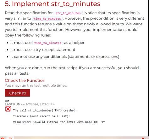 solved help me implement it with try and except