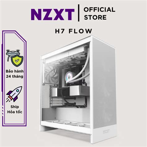 Nzxt H7 Flow Computer Case Genuine Atxmid Town Gaming Case With 24