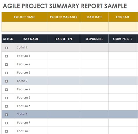 28 Free Summary Report Templates [excel Word And Pdf]