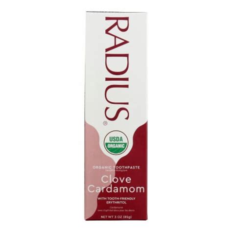 Radius Toothpaste Clove Cardamom 3 Oz Kroger