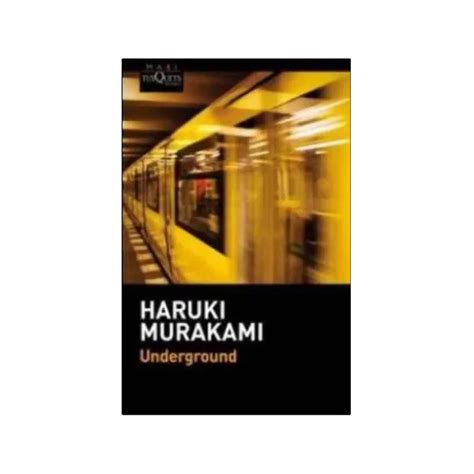 Libro Underground Haruki Murakami Books And Travel