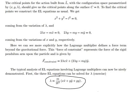 Homework And Exercises How Did He Find The Lambda Value In This Question Physics Stack