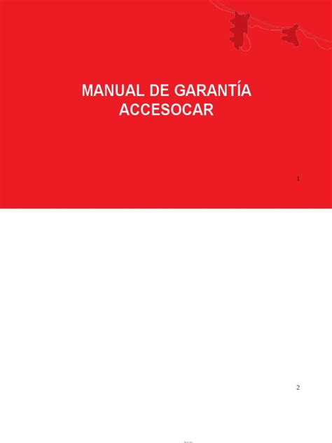 Manual De Garantia Pdf Transmisión Mecánica Ingeniería Mecánica