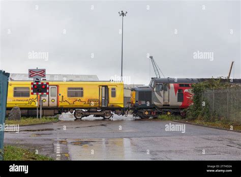 Rail Operations Group Class 37 Locomotive Shunting Scrap Merseyrail