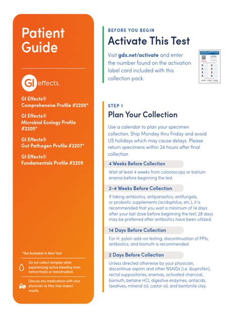 Stool Sample Collection Instructions Pdf Clinical Medicine