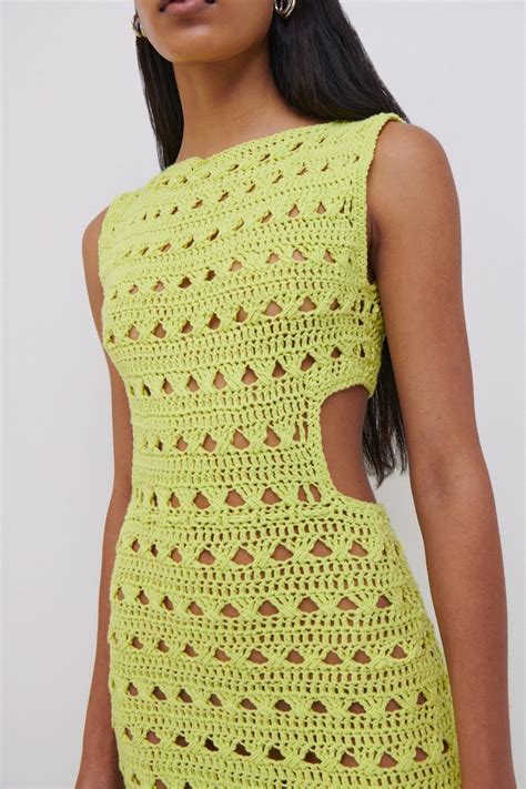 Crochet Womens Fashion Crochet Long Sleeves Dresses For Women Crochet Dress Crochet Woman