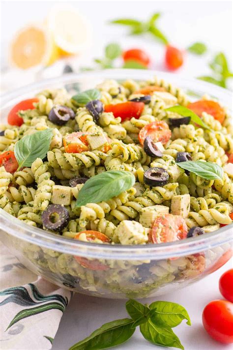 Basil Pesto Pasta Salad Recipe