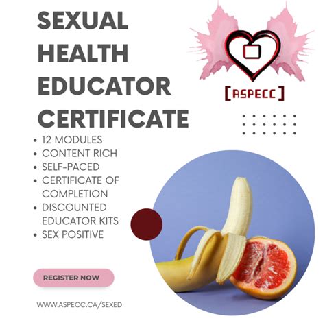 Sexual Health Educator Certificate Advocating For Sex Positive Education And Consent Culture