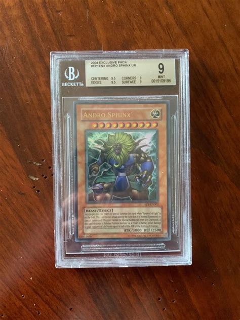 Konami Yu Gi Oh Graded Card Andro Sphinx Bgs 9 Ep1en2 Catawiki