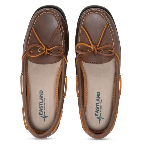 Eastland Womens Yarmouth Camp Moc Slip On Bomber Brown Wbwanbang