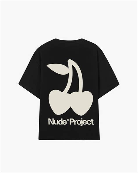 Cherry Logo Tee Black Nude Project