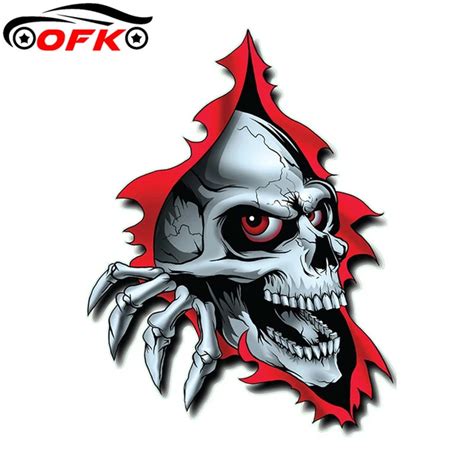 Evil Skull Stickers