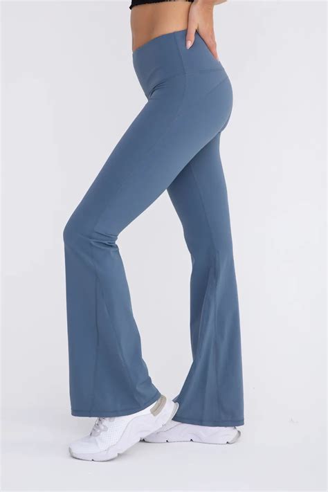 Lycra Blend High Waisted Flare Legging Libby Story