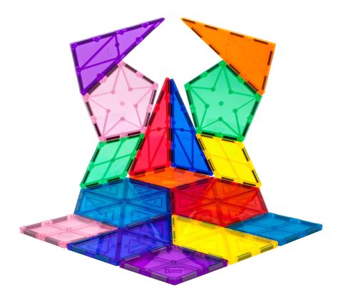 Picasso Tiles Geometry Set 16pcs Old School