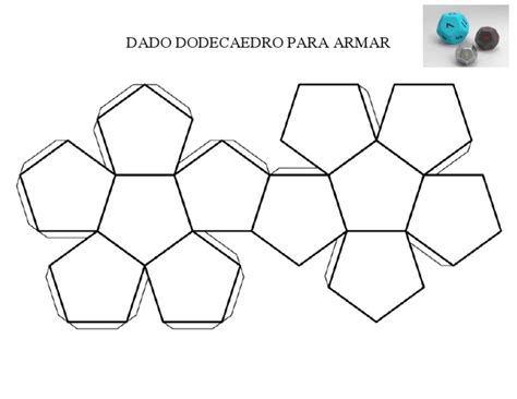 Dado Dodecaedro Para Armar Pdf