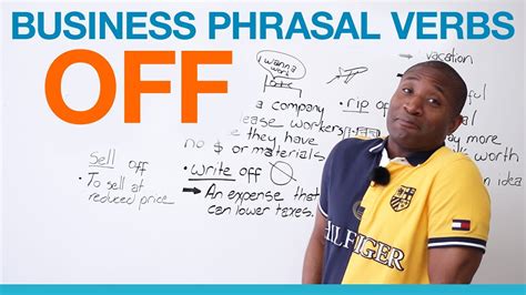 Off Phrasal Verbs Business English Youtube
