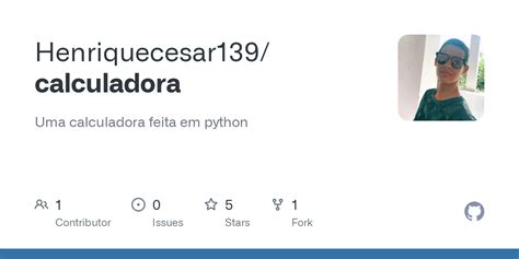 Github Henriquecesar139calculadora Uma Calculadora Feita Em Python
