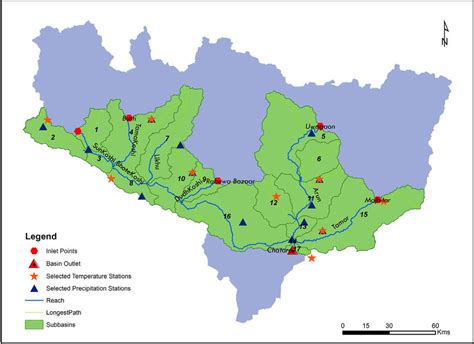 Delineation Of The Catchment Area Download Scientific Diagram