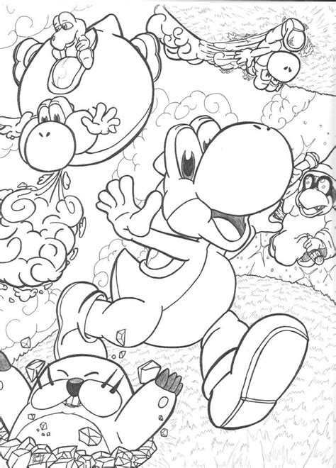 Super Yoshi Galaxy ~ Mario Galaxy 2 Commission By Th3antiguardian On