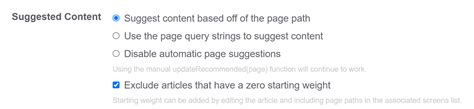 new widget 2 0 setting disable learned bias knowledgeowl support