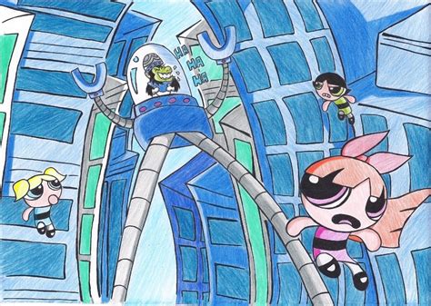 Ppg Mojo Jojo Attack By Maryanaluzardo On Deviantart