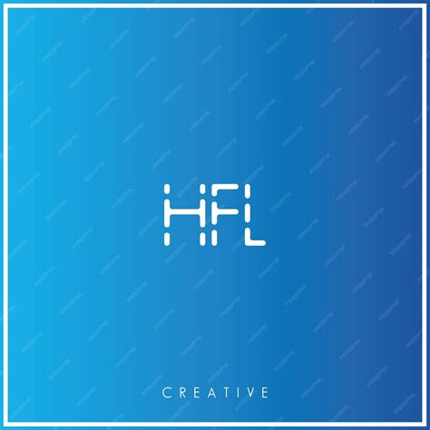 Premium Vector Hfl Premium Vector Latter Logo Design Creative Logo