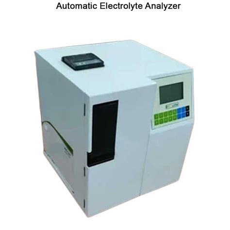 Hd Consortium Automatic Electrolyte Analyzer For Clinical User Input