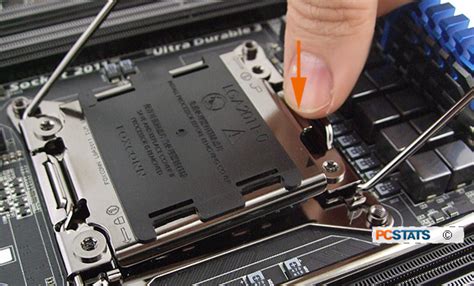 Pcstats Beginners Guide Pcstats Review Locking The Processor In Position