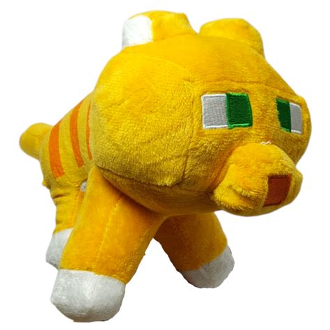 Gato Atigrado Minecraft De Peluche Cocktail Store