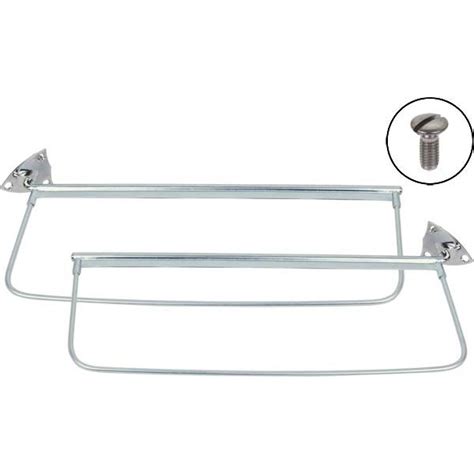 Ford Sun Visor Brackets Chrome Plated Ford Closed Cars Blue