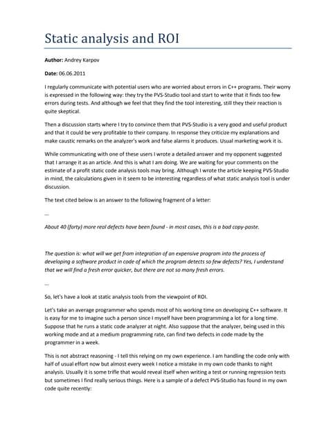 Embedded Software Static Analysispolyspace Whitepaperfinal Pdf