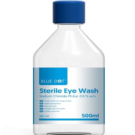 Buy Sterile Saline Eye Wash Solution 500ml Dock Pharmacy