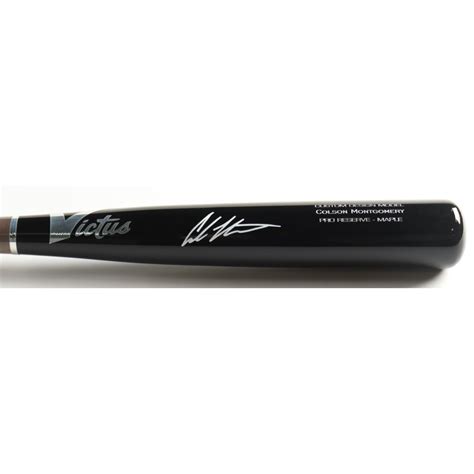 Colson Montgomery Signed Victus Player Model Baseball Bat Beckett Pristine Auction