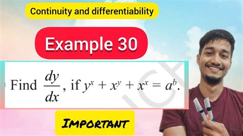 Continuity And Differentiability Example 30 Example 30 Chapter 5