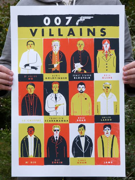 007 Villains On Behance