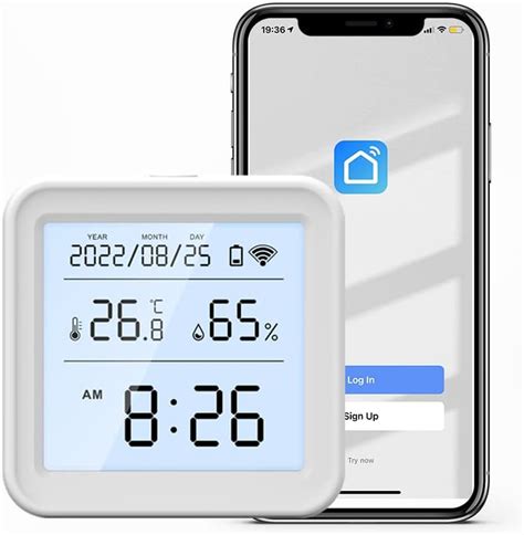 Tuya Wifi Temperature Humidity Sensor Indoor Hygrometer Thermometer