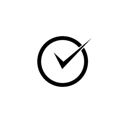 Tick Logo Vector Vetor Premium