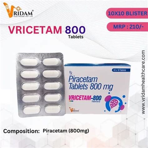 Piracetam 800mg Tablet At ₹ 25stripe Piracetam Capsules In Nashik