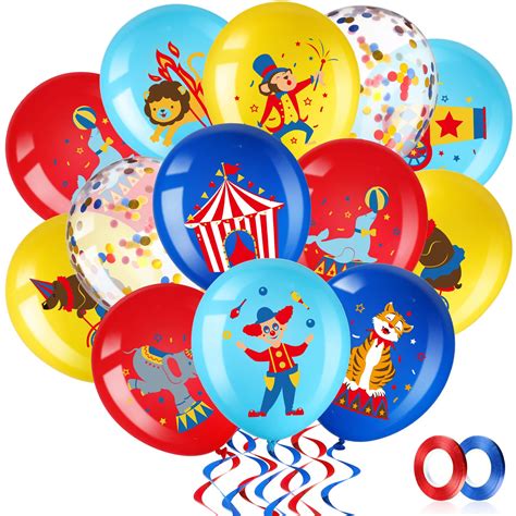Buy Carnival Theme Party Balloons 60 Count 12 Inch Diameter Blue