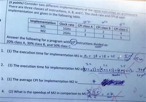 Solved 5 Points Consider Two Different Implementations Of